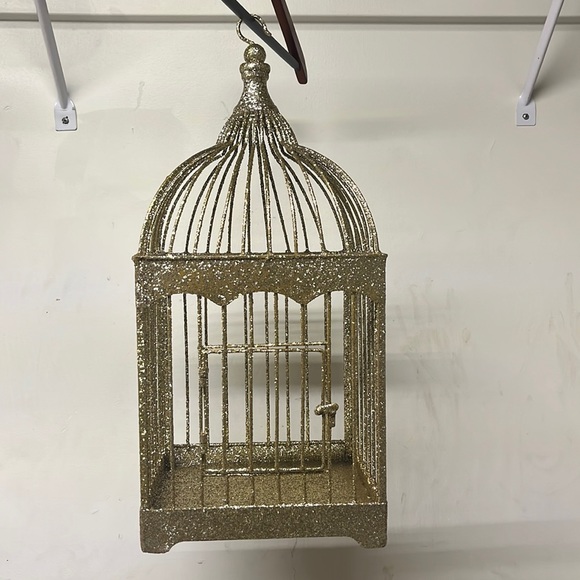 Pottery Barn | Accents | Pottery Barn Kids Glitter Bird Case Decoration ...